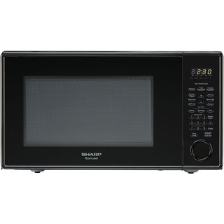 Sharp R309 Series Mid-Size 1.1 Cu. Ft. 1000W Microwave Oven in Black ...