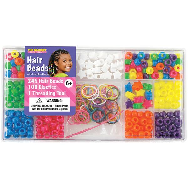 Large Hair Bead Kit-Neon - Bed Bath & Beyond - 9263701