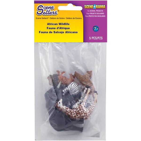 Scene Setters(R) Figurines-African Wildlife 5/Pkg - Bed Bath & Beyond ...