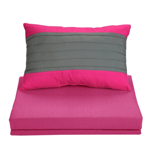 Chic Home Ziggy Zag Fuchsia Reversible 9-piece Dorm Room Bedding Set ...