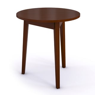 Porch & Den LoDo Speer Circle Cherry Finish Mahogany Wood Table - Bed ...