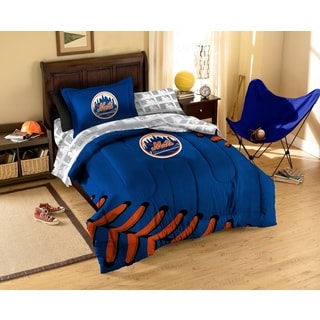 The Northwest Company MLB New York Mets 7-piece Bed in a Bag Set - Bed ...