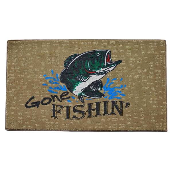 'Gone Fishing' Indoor Mat - Bed Bath & Beyond - 9283581