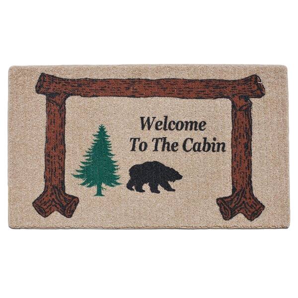 'Welcome to the Cabin' Indoor Mat - Bed Bath & Beyond - 9283589