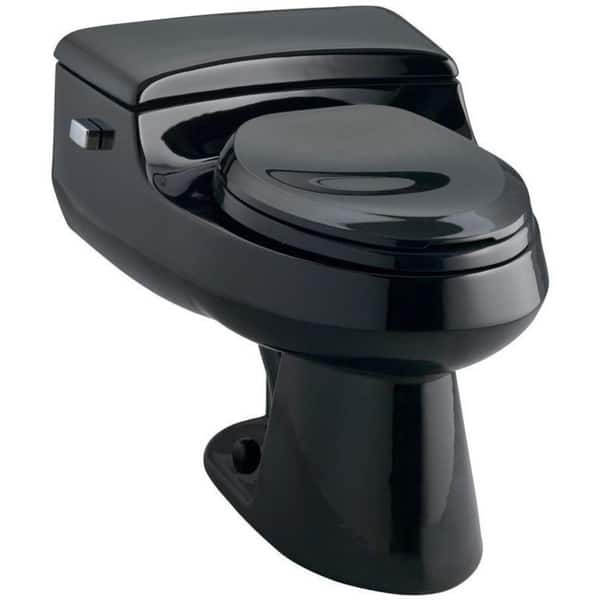 Kohler San Raphael Black Comfort Height 1-piece 1 GPF High Efficiency ...