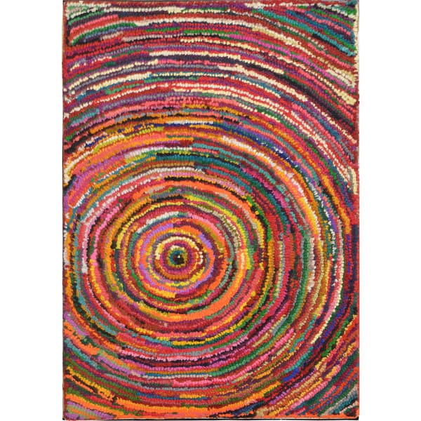 ArtistryTransitional Multicolor Concentric Circles Area Rug - multi ...