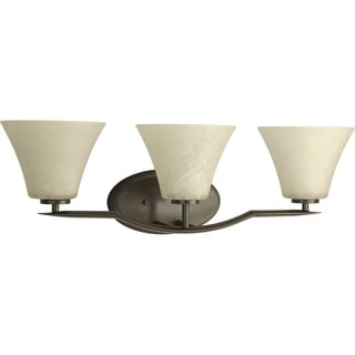 Progress Lighting Bronze Bravo Collection 3-light Antique Bronze Bath ...