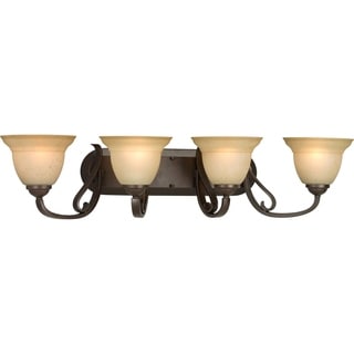 Progress Lighting Bronze Torino Collection 4-light Forged Bronze Bath ...