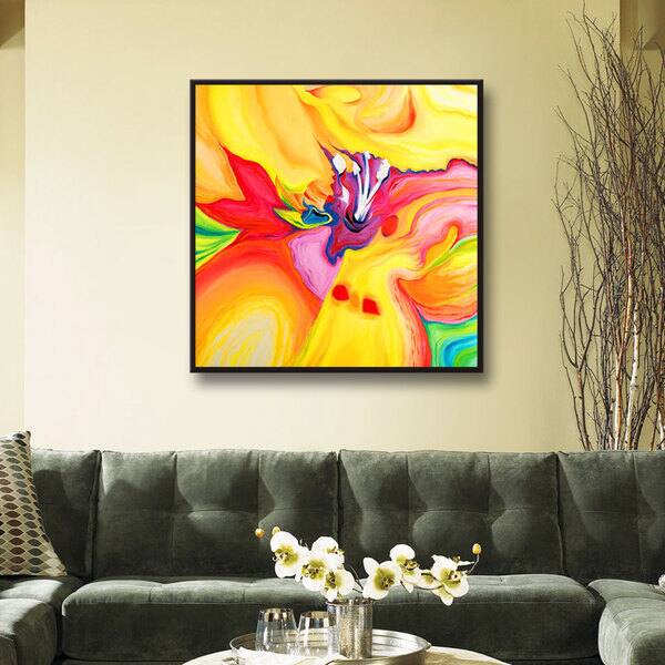 Susi Franco 'Secret Life of Lily' Floater-framed Gallery-wrapped Canvas ...