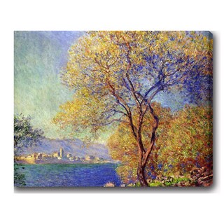 Claude Monet 'Antibes seen from the Salis Gardens' Oil on Canvas Art ...