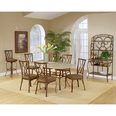 Brookside 7-piece Rectangle Dining Set with Diamond Back Chairs ...