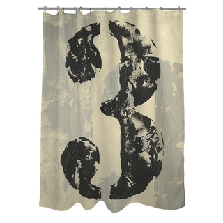 Vintage Numbers 3 Shower Curtain - Bed Bath & Beyond - 9361455