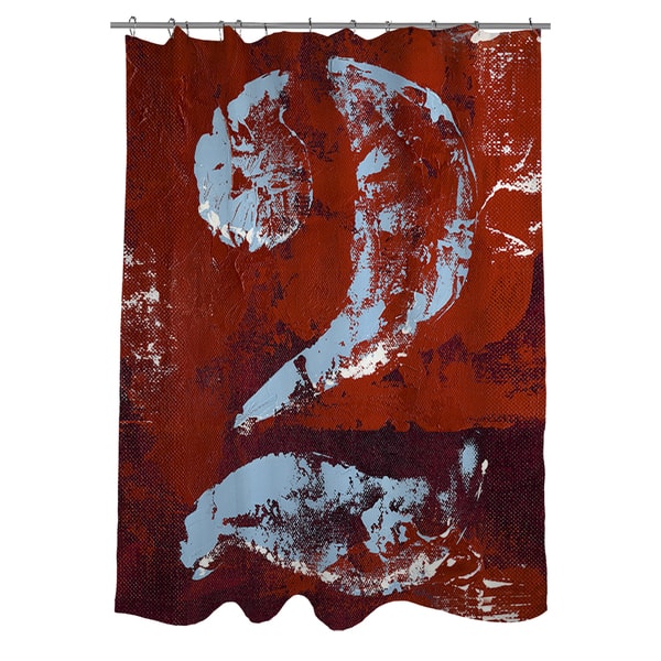 Vintage Number 2 Shower Curtain - Bed Bath & Beyond - 9361456