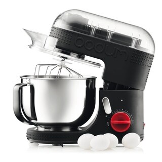 Bodum BISTRO Stand Mixer, 5 Qt, 4.7L, Stainless Steel Bowl, Black - Bed ...