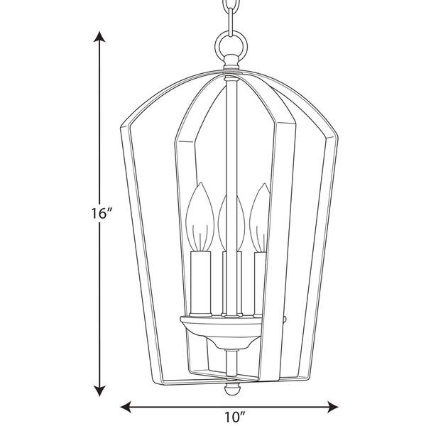 Progress Lighting 3-light Foyer Lighting Fixture - Bed Bath & Beyond ...