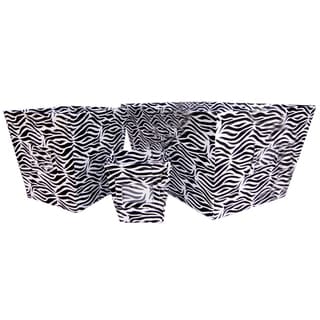 Trend Lab Large Black and White Zebra Bin Large - Bed Bath & Beyond ...