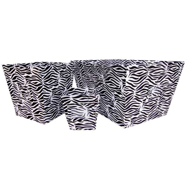 Trend Lab Large Black and White Zebra Bin Large - Bed Bath & Beyond ...
