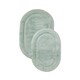 Miranda Haus Cotton Non-slip Oval 2-piece Bath Rug Set - Overstock ...