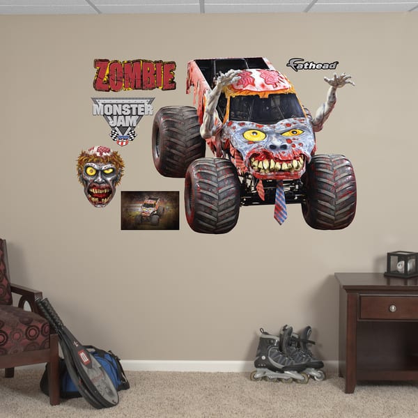 Fathead Monster Jam 'Zombie' Decals - Bed Bath & Beyond - 9378150