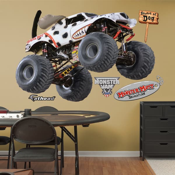 Fathead Monster Jam 'Monster Mutt Dalmatian' Decals - Bed Bath & Beyond ...