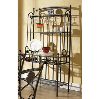 Browning Dark Brown Metal Bakers Rack by Greyson Living - Bed Bath ...