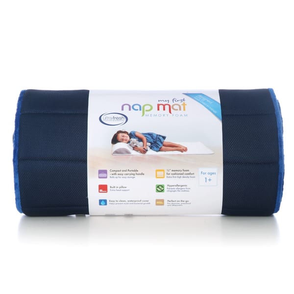 My First Mattress Blue Toddler Nap Mat - On Sale - Bed Bath & Beyond ...