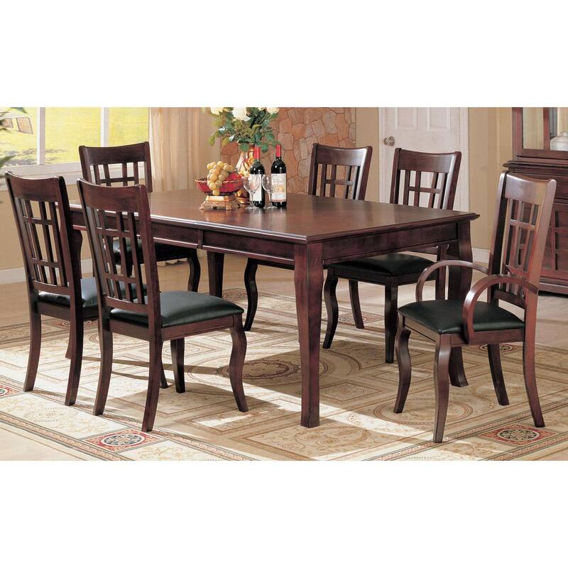 Rasti 7-piece Cherry Dining Set - Overstock - 9397952