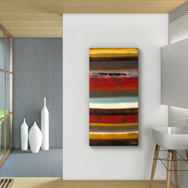 Shop Strata 24 X 48 Canvas Wall Art Free Shipping Today Overstock