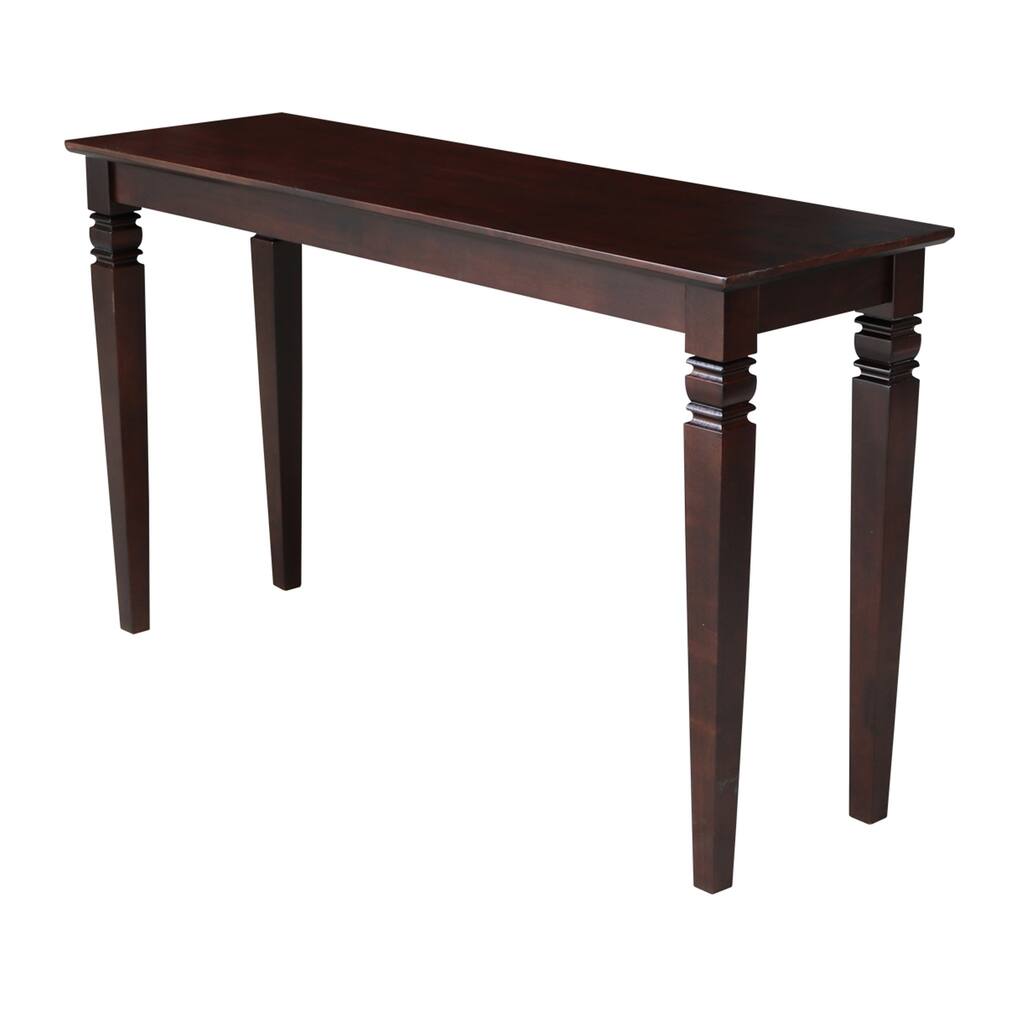 Rich Mocha Rectangular Console Table - Overstock - 9408544