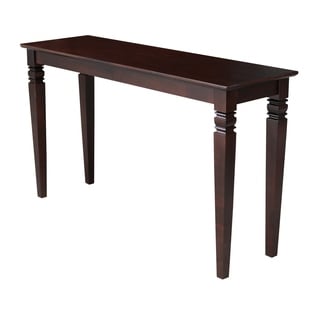 Rich Mocha Rectangular Console Table - Bed Bath & Beyond - 9408544