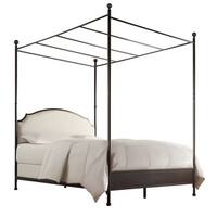 Beechmont Queen Size Upholstered Canopy Bed by Christopher Knight Home ...