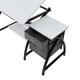 Studio Designs Comet Center Drafting and Hobby Craft Table w Stool ...