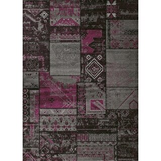 Runway Miranda Plum Area Rug (7'10 x 10'6) - Bed Bath & Beyond - 9420896