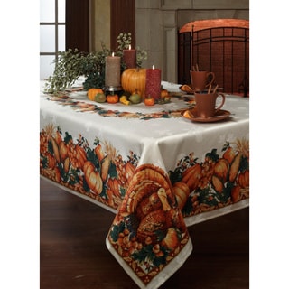 Harvest Splendor Border Tablecloth - Bed Bath & Beyond - 9428377
