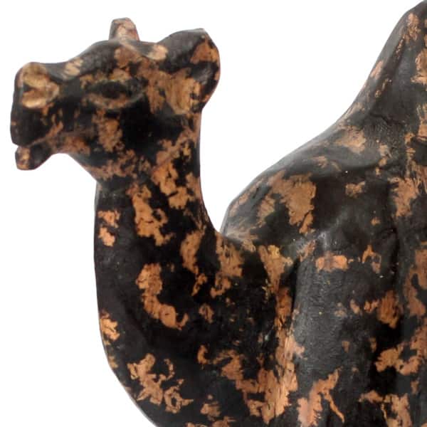 Handcrafted Sese Wood 'African Camel' Sculpture (Ghana) - Bed Bath ...