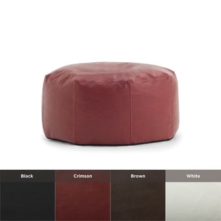 BeanSack Big Joe Lux Vegan Leather Octagon Bean Bag Ottoman - Bed Bath ...