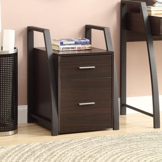 Coaster Company Coffee and Black 2-drawer Filing Cabinet - Bed Bath ...