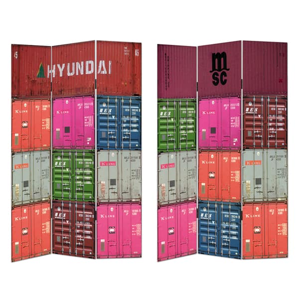 3-panel Trucking Container Room Divider - Bed Bath & Beyond - 9464497