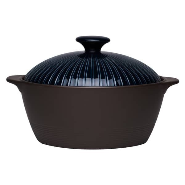 Thermatec Clay Pot with Blue Lid - Bed Bath & Beyond - 9465632