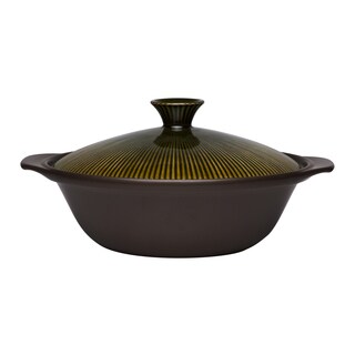 Thermatec 76-ounce Clay Pot with Green Lid - Bed Bath & Beyond - 9465637