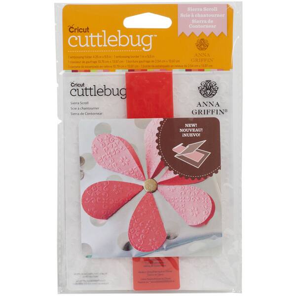 Cuttlebug A2 Embossing Folder/Border Set-Sierra Scroll By Anna Griffin ...