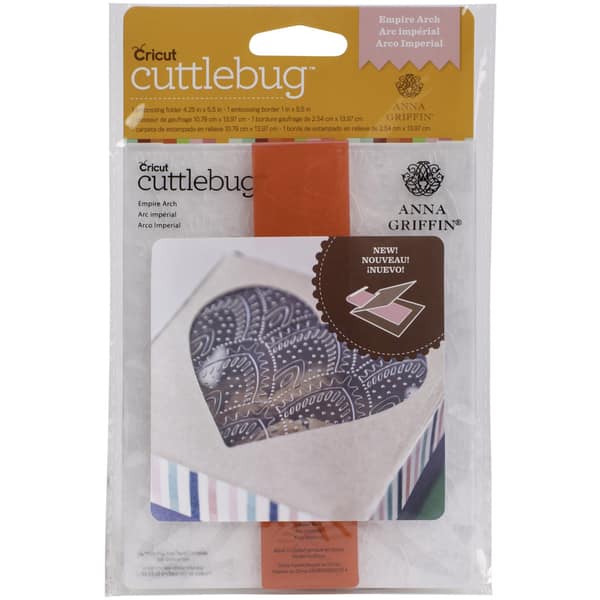 Cricut Cuttlebug A2 Embossing Folder/Border Set-Empire Arch By Anna ...
