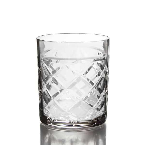Fitz and Floyd Tufted Crystal Old Fashioned Glasses (Set of 4) - Bed ...