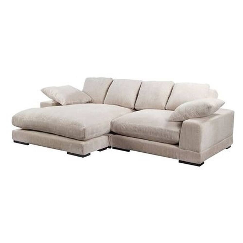 Cream L-Shape Sectional Sofas - Bed Bath & Beyond