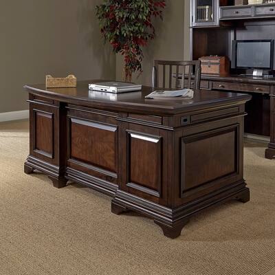 Drake 72-inch Executive Desk with Office Chair - Overstock - 9506071