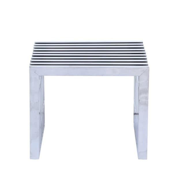 Small stainless steel bench store