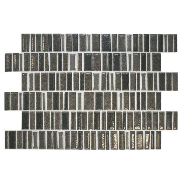 Merola Tile 8x12-inch Beau Basalt Ceramic Wall Tile (Case of 18) - Bed ...