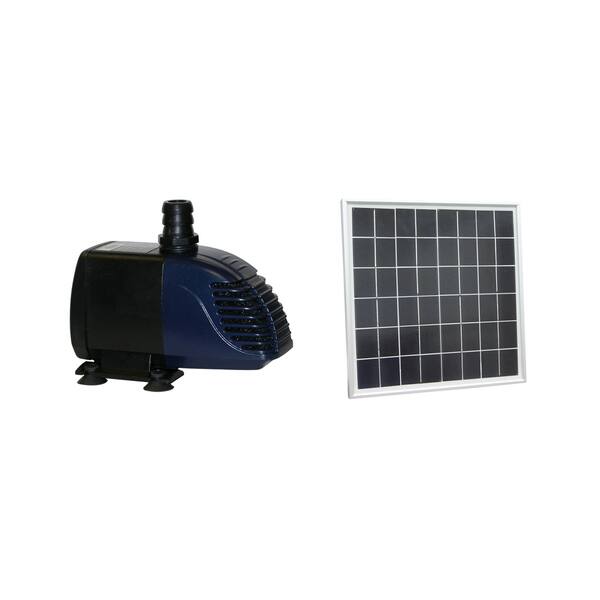 Hybrid Powered 280-GPH Solar Panel Hybrid Water Pump - Bed Bath ...