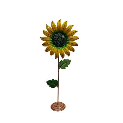 Metal Sunflower Garden Decor - Medium - Overstock - 9514528