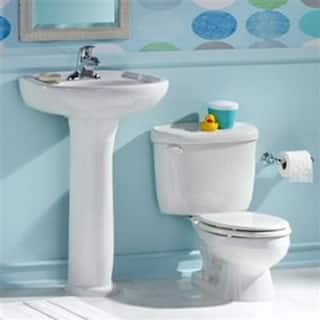 American Standard White Baby Devoro Round-front Toilet 1.28 10-inch ...
